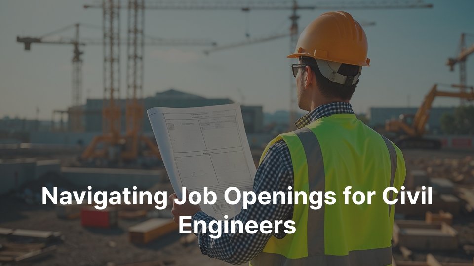 Job Openings for Civil Engineers | Opportunities and Growth